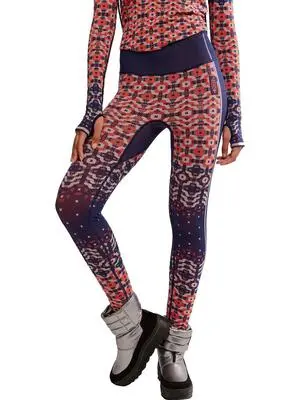 FREE PEOPLE Fp Movement Myoko Jacquard Leggings