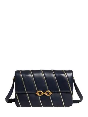 SAINT LAURENT Saint Laurent Le Maillon Quilted Leather Shoulder Bag