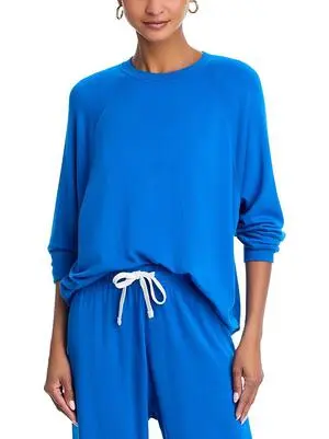 Splits59 Andie Fleece Crewneck Sweatshirt - Classic Blue