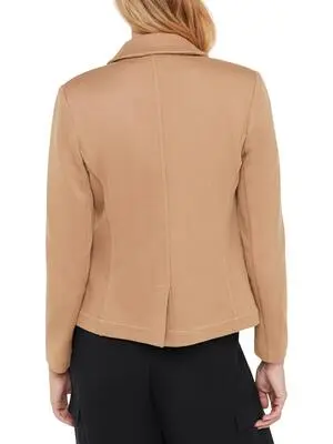 Whistles Slim Fit Jersey Jacket - Neutral