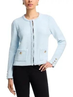 Aqua Bobble Cardigan - Moonstone