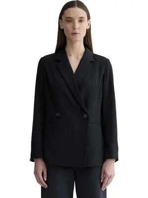 Everlane Drapey Blazer - Black