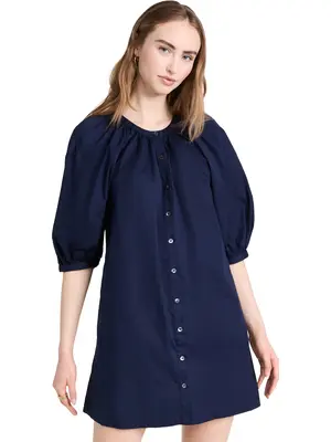 Staud Mini Vincent Dress - Navy