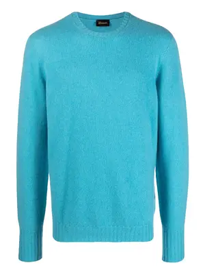DRUMOHR Drumohr Crew-neck Cashmere Jumper Blue