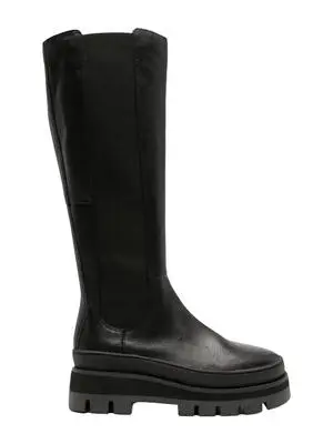Clarks Orianna 2 Hi Leather Boots - Black