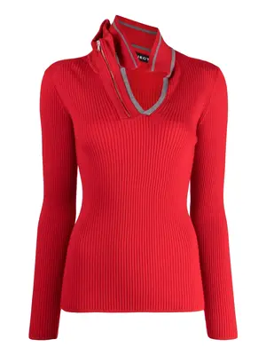 Y/PROJECT Y/Project Asymmetric Ribbed Jumper