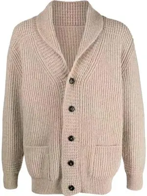 FORTELA Fortela Ribbed-Knit Wool Blend Cardigan