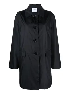 Aspesi Padded Parka Coat - Black