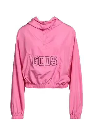 Gcds Embroidered Techno Fabric Sweatshirt - Pink