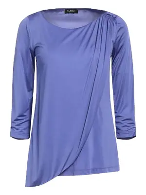 Byblos Solid Color Top - Purple