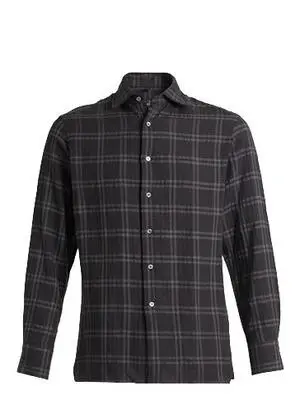 Dunhill Shirt Size Cotton, Polyester, Rayon - Black