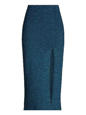 CIRCUS HOTEL Midi Pencil Skirt - Blue