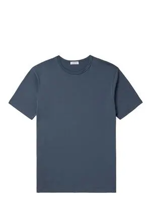 Sunspel Slim-fit Cotton-jersey T-shirt - Blue