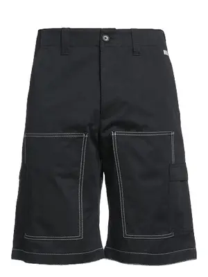 MSGM MSGM Gabardine Cargo Shorts Black