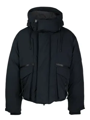 SPOONYARD Hooded Padded Jacket - Black