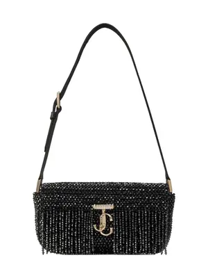 JIMMY CHOO Mini Avenue Shoulder Bag - Black