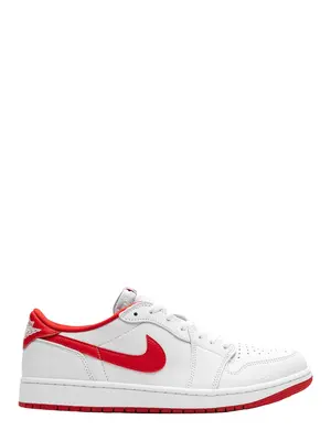 JORDAN Air 1 Low Og University Red Sneakers - White