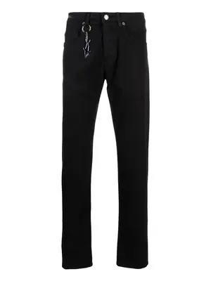 Paul & Shark Slim-cut Trousers - Black