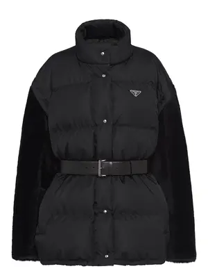 Prada Re-nylon Down Jacket - Black