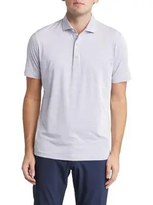 Johnnie-o Huron Prep-formance Polo - Light Gray