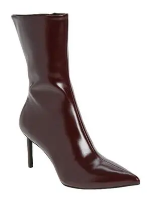 Jeffrey Campbell Everynight Pointed Toe Bootie - Dark Wine Wax