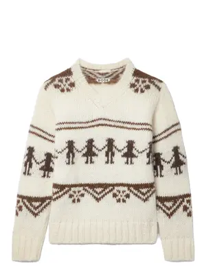 BODE - Talo Alpaca-blend Jacquard Sweater