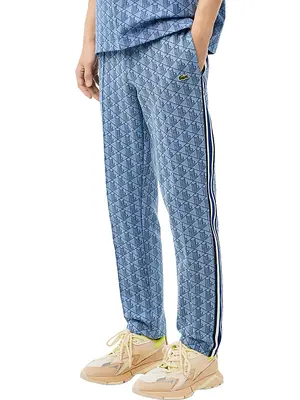 Lacoste Printed Tracksuit Pants Blue
