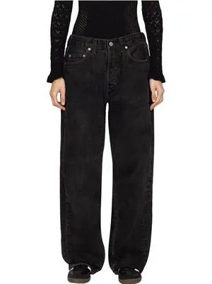 Sea Elena Baggy Denim Pants - Black