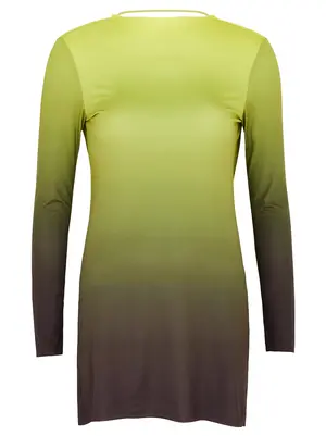 Gimaguas Alba Ombré Jersey Mini Dress - Green