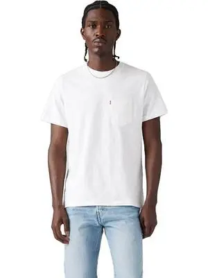 LEVI'S Classic Pocket T-shirt - White Slub