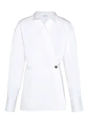 FERRAGAMO Asymmetric Shirt - White