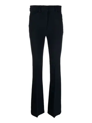 N°21 Pressed-crease Tailored Trousers - Blue