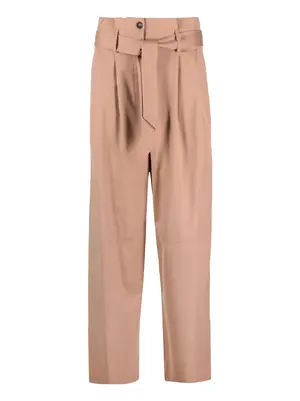 PINKO PINKO Belted Flannel Trousers