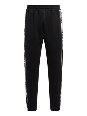 MOUTY Logo-print Elasticated-waist Track Pants - Black