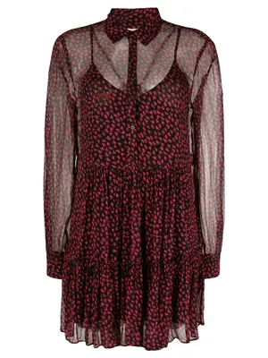 ZADIG&VOLTAIRE Crush-Pattern Crepe Minidress