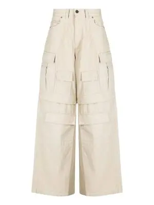 AMBUSH Wide-leg Cargo Trousers - Neutrals