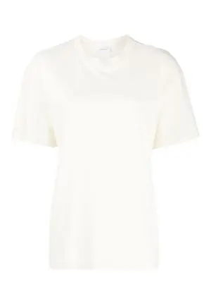 Off-White Diag-stripe Cotton T-shirt - Yellow