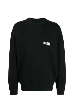 COUNTY OF MILAN Logo-print Sweatshirt - Black