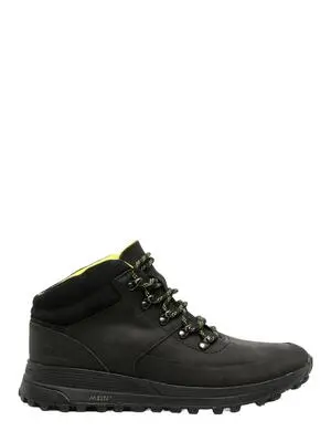 Clarks Atl Trek Mid Leather Boots - Black