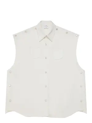 COURREGES Courrèges Sleeveless Denim Shirt
