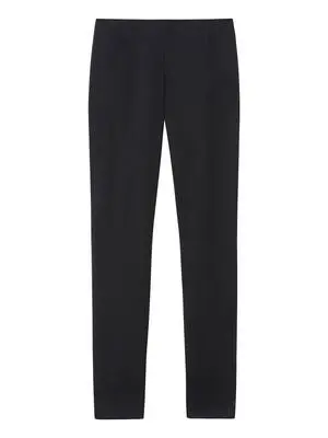 Lafayette 148 New York Sateen Stanton Pant - Black