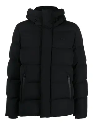 Mackage Logo-debossed Padded Jacket - Black