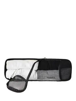 BAGGALLINI Baggallini Long Compression Cube Midnight Blossom Print