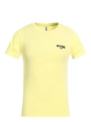 Moschino Swim Man T-shirt Coral Size Xs Cotton, Elastane Yellow