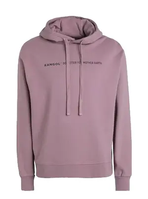 KANGOL Organic Cotton French Terry Hoodie - Purple