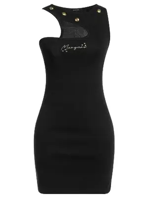 MANGANO MANGANO Cotton Mini Dress Black