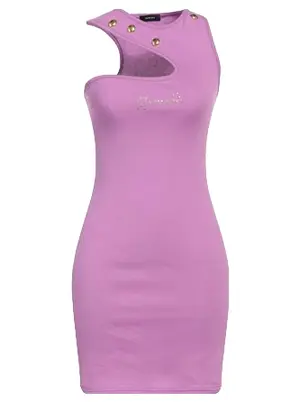 MANGANO Cotton Mini Dress - Purple