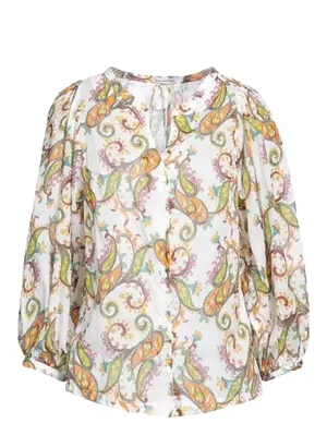 CAMICETTASNOB Paisley Print Shirt - White