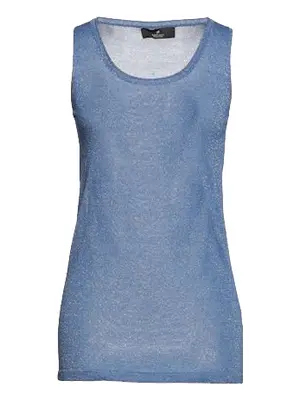 COMPAGNIA ITALIANA COMPAGNIA ITALIANA Sleeveless Knit Top Blue