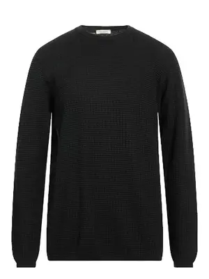 PAOLO PECORA PAOLO PECORA Knitted Cotton Sweater Black